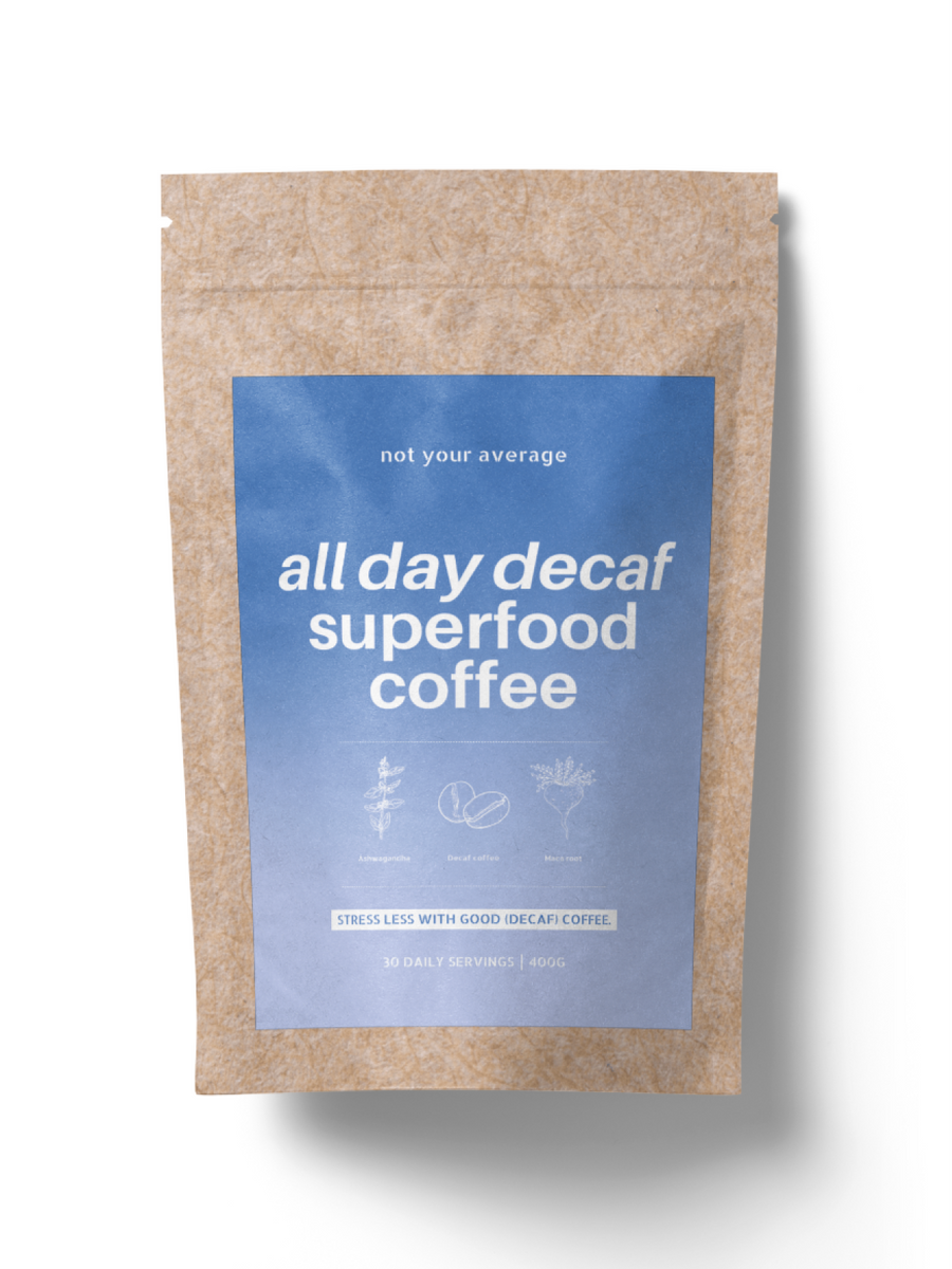 All Day Decaf Superfood Coffee – Not Your Average OÜ